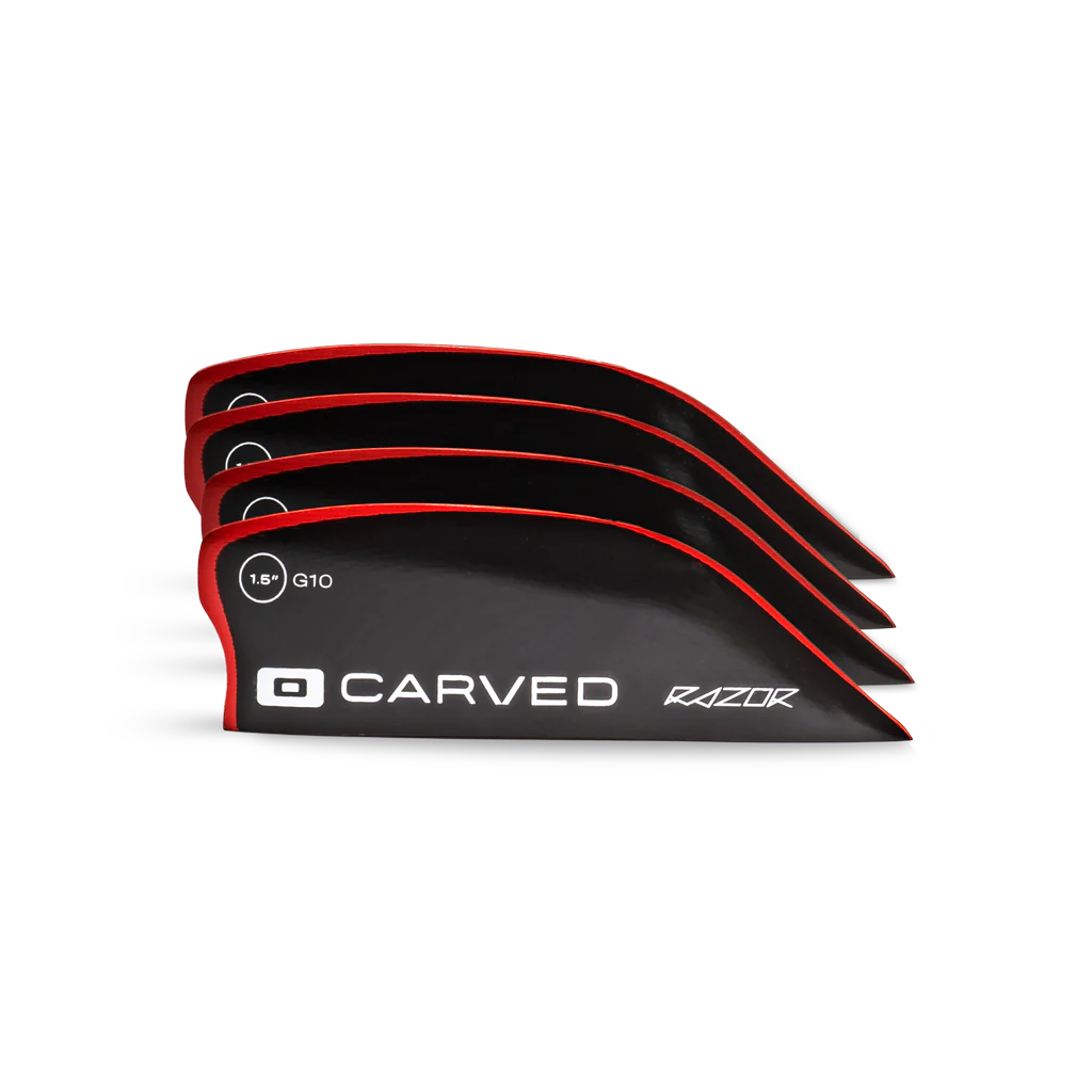 Carved Razor 3 Fin Set 4 Pcs – Kitepower Australia